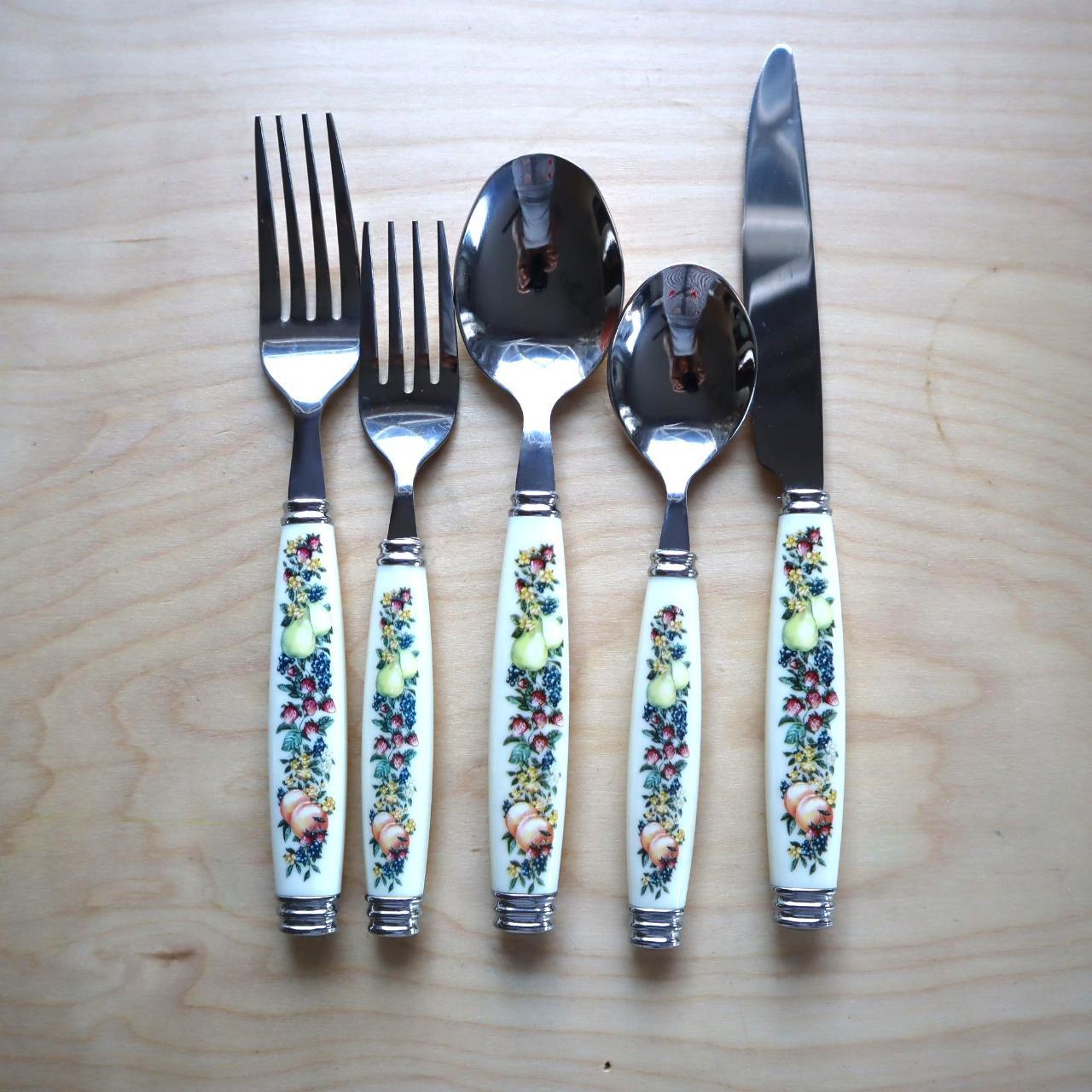 Avon Sweet Country Harvest Stainless Steel Flatware... - Depop