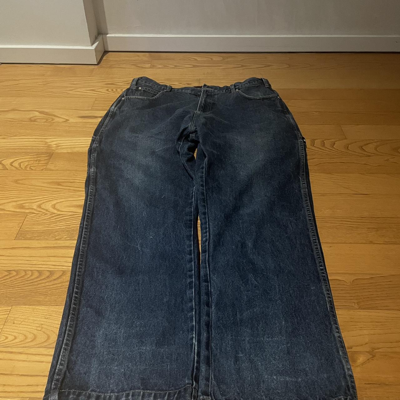 Super baggy phat farm jeans Size 38w 33L - Depop