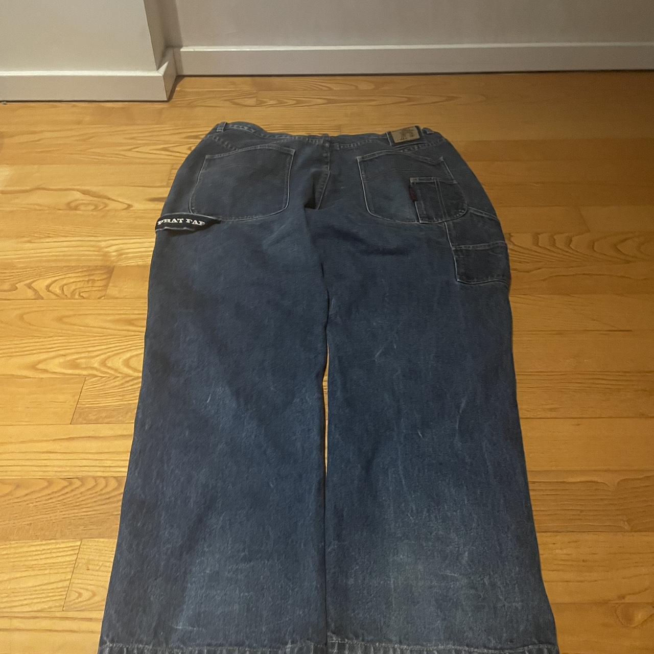 Super baggy phat farm jeans Size 38w 33L - Depop
