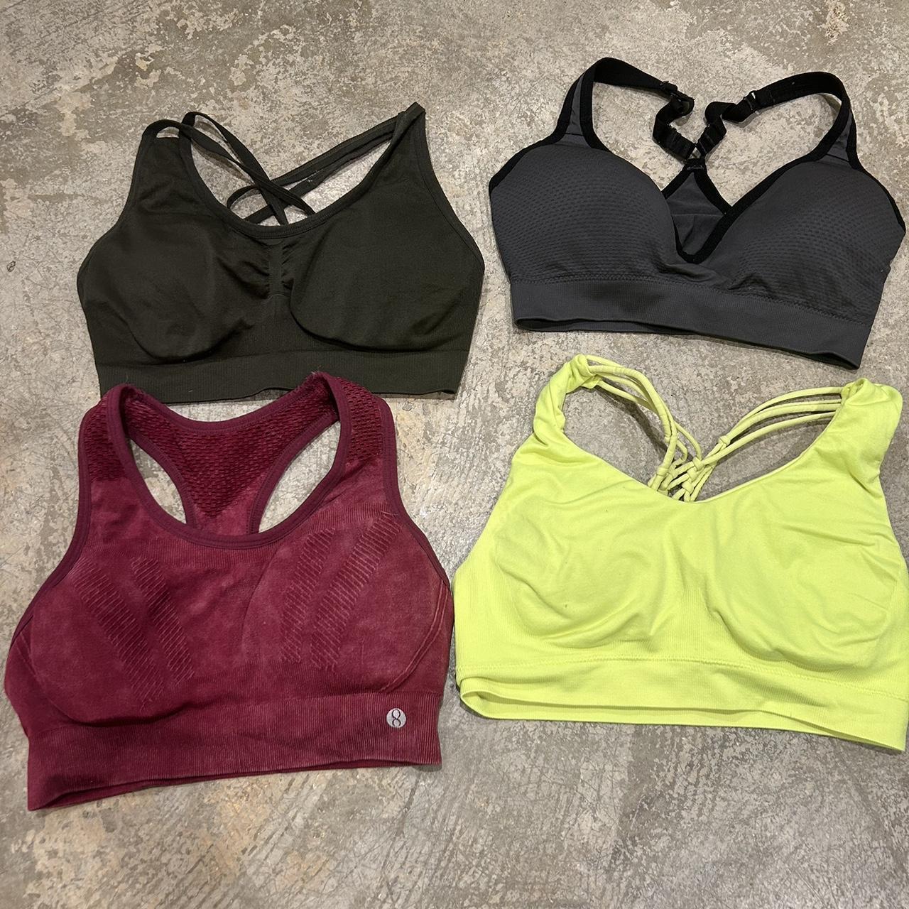 Small sports bra bundle. No flaws and they all have... - Depop