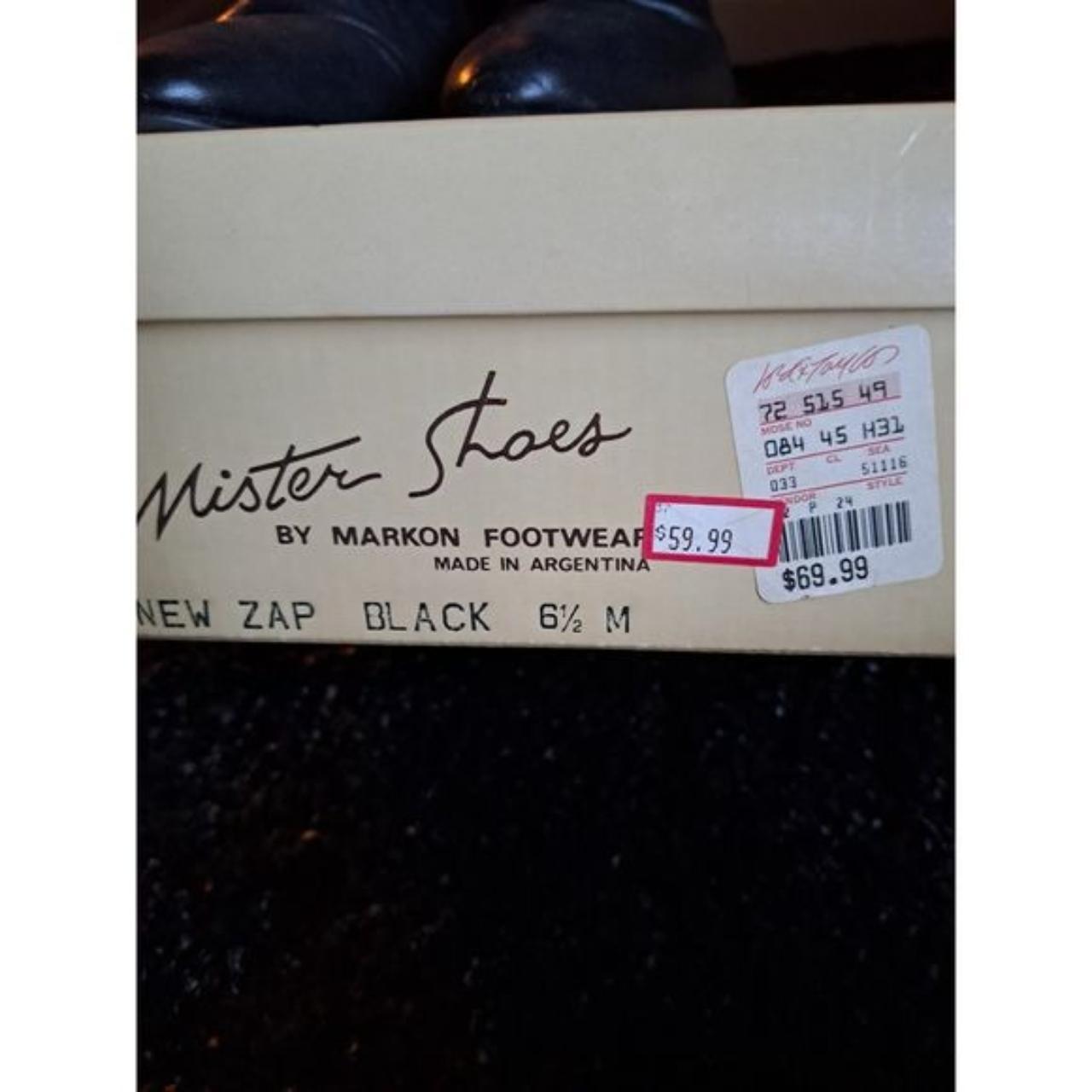 Mister Shoes by Markon Womens Black Leather Boots... - Depop