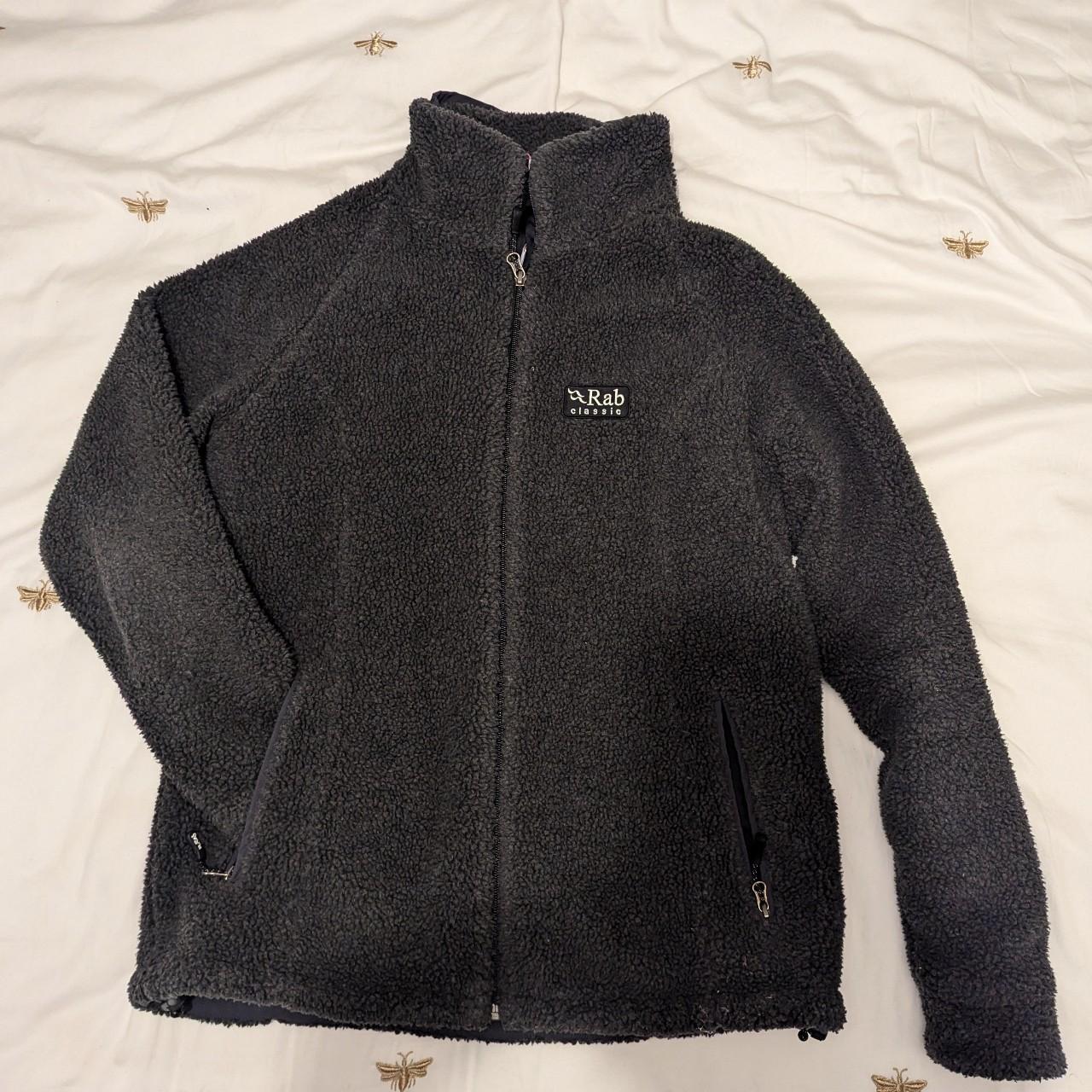 Rab classic grey sherpa fleece unisex Size 14/ mens... - Depop