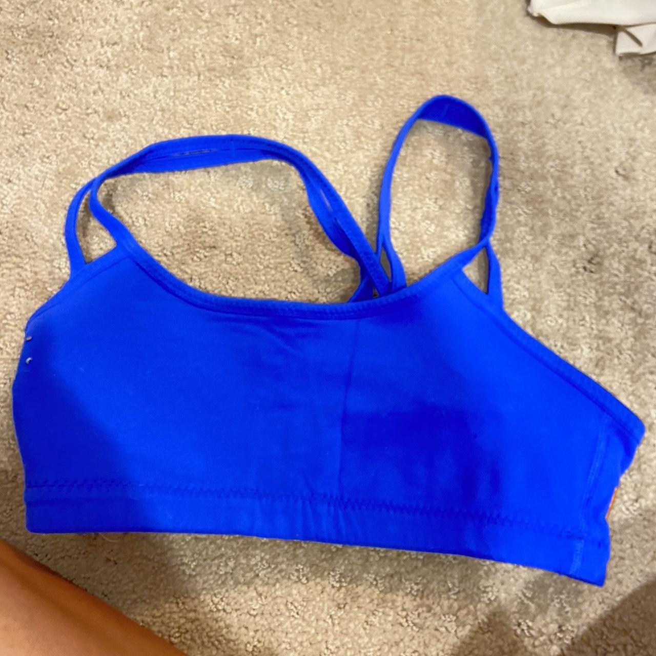 LUCYS BLUE SPORTS BRA Size- small Super soft... - Depop