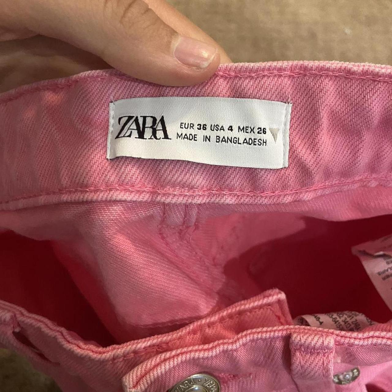 ZARA HOT PINK DAD SHORTS So cute love these shorts - Depop