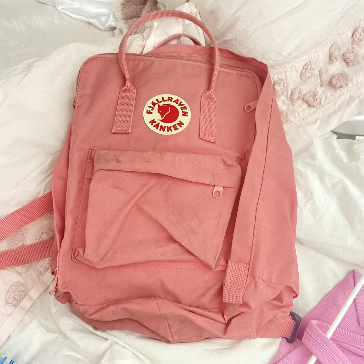 Pink Kanken backpack Perfect for adventures or for... - Depop