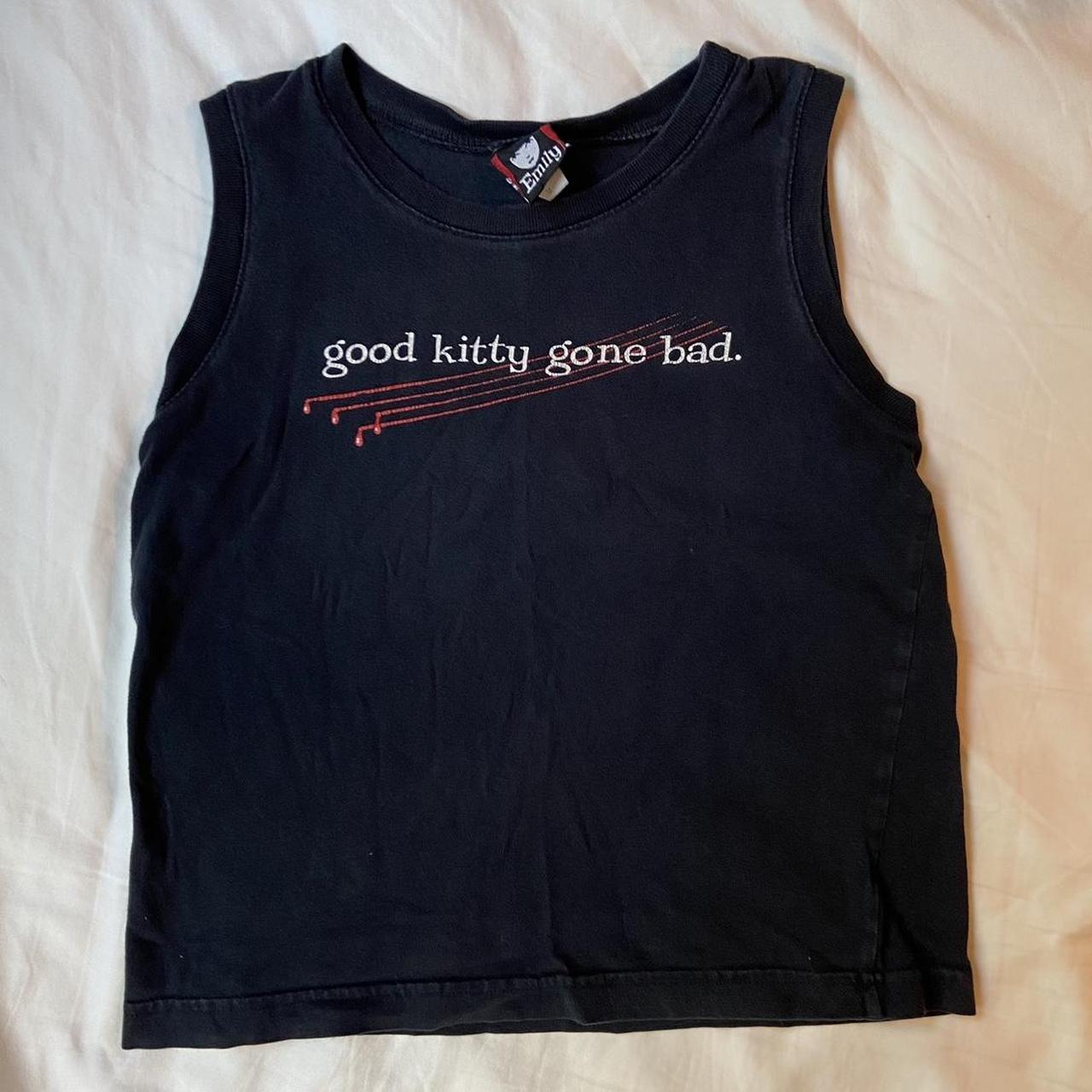 EMILY THE STRANGE MUSCLE TEE authentic mid-2000’s... - Depop