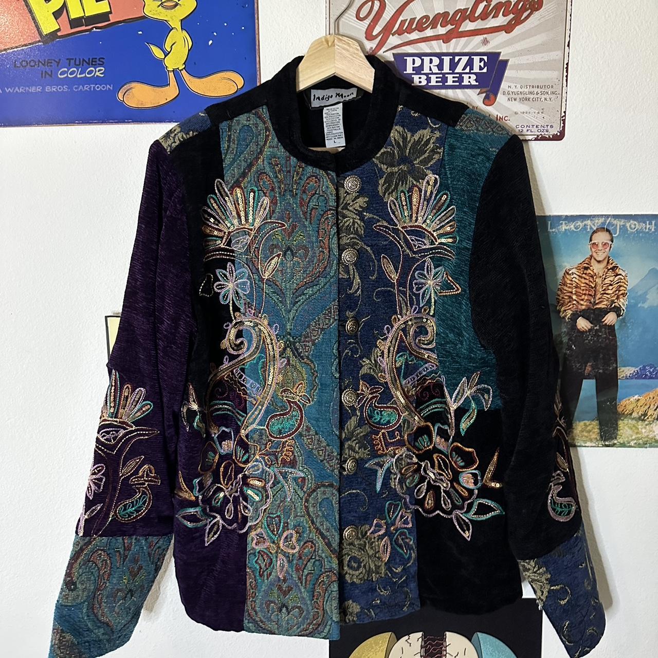 Indigo Moon Men's Jacket | Depop