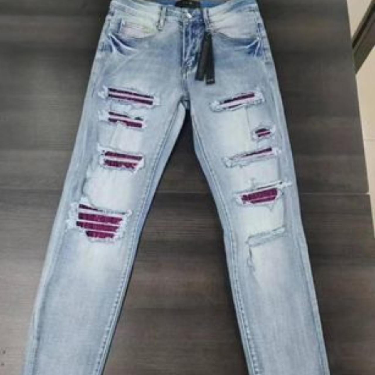 Amiri Jeans ‑ skinny ripped Jeans (luxury designer... - Depop