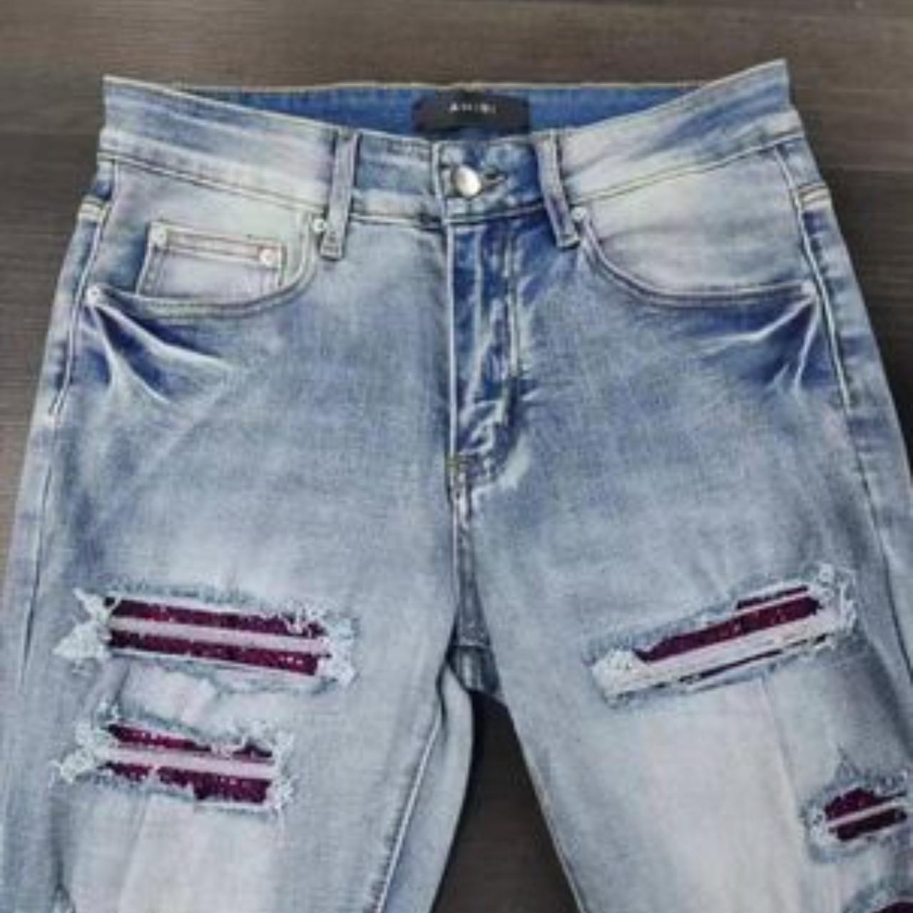 Amiri Jeans ‑ skinny ripped Jeans (luxury designer... - Depop
