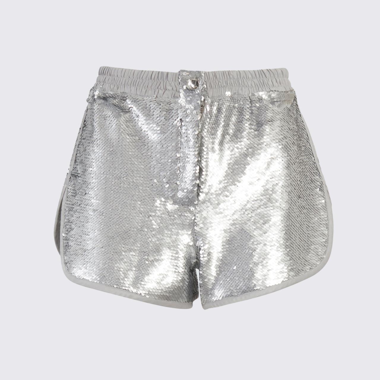 RtA Women's Silver Shorts | Depop
