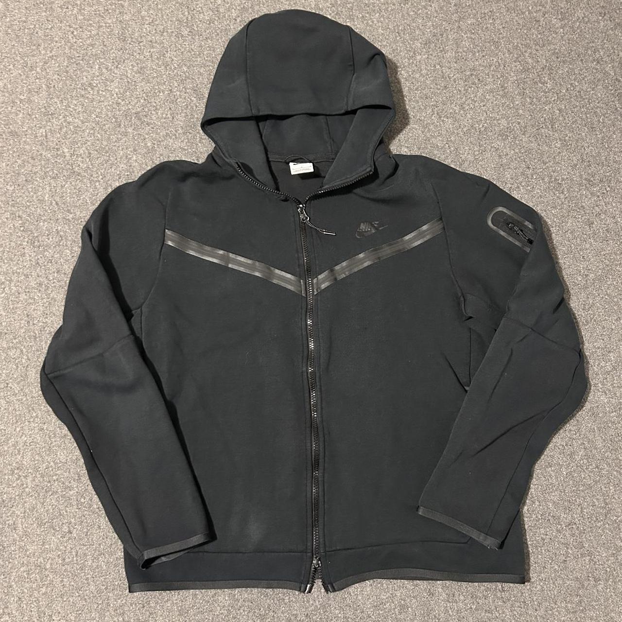 Men’s Large- NIKE TECH FLEECE Zip Up Hoodie Good... | Depop
