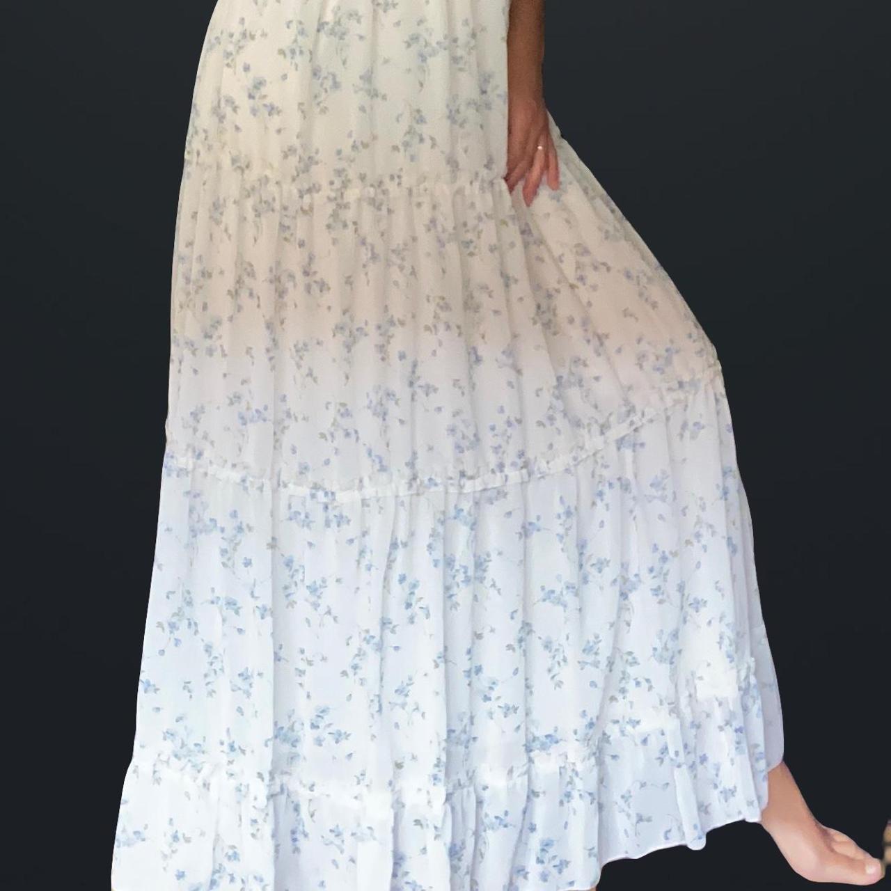 Altard State Dress Medium 6-8 floral maxi dress... - Depop