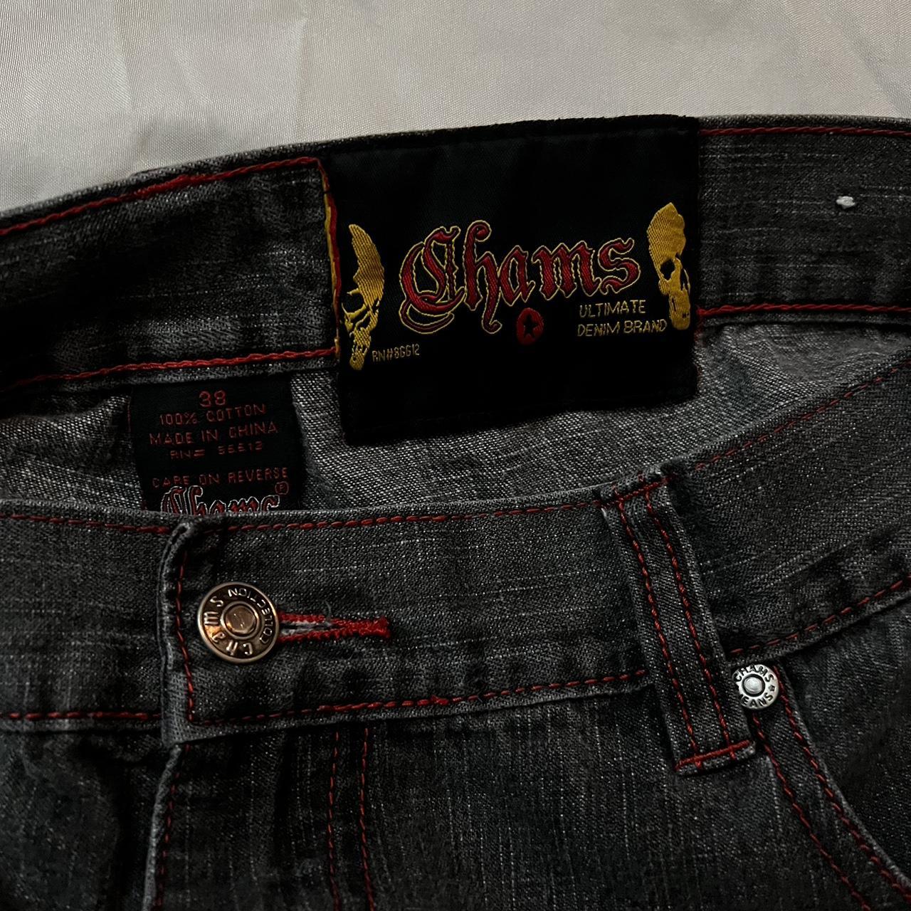awesome vintage chams jnco style jeans 38” x... - Depop