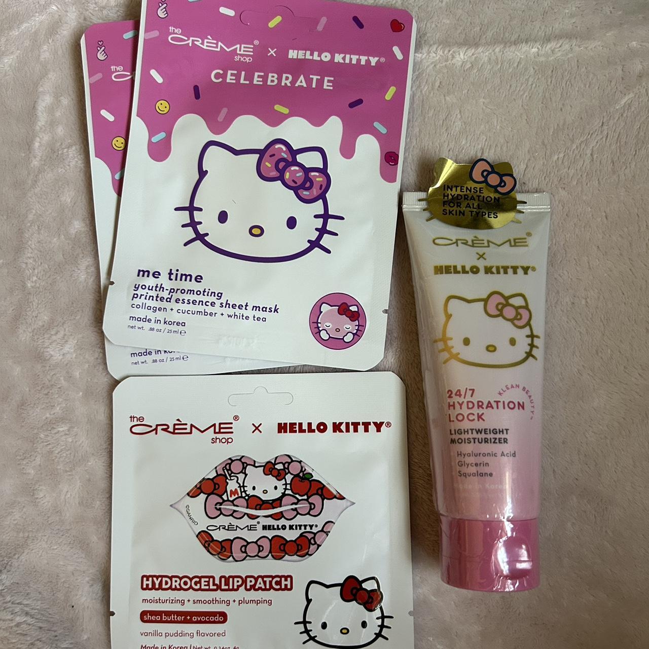 Hello Kitty x Crème skincare lot 🎀 Two sheet... - Depop
