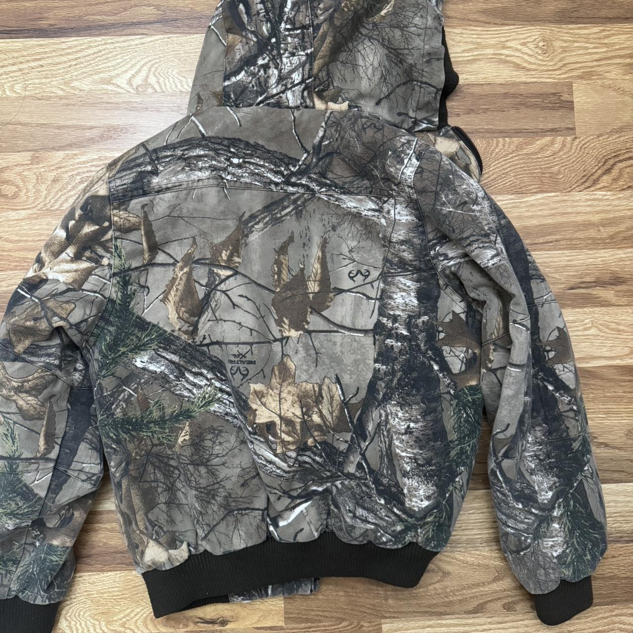 Real tree kids Camo jacket Size M (about 8) kids... - Depop