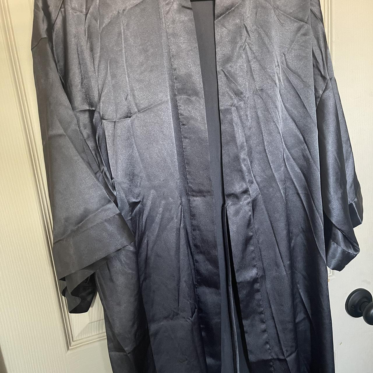 Victoria’s Secret Grey Silk Robe Med/Large - Depop