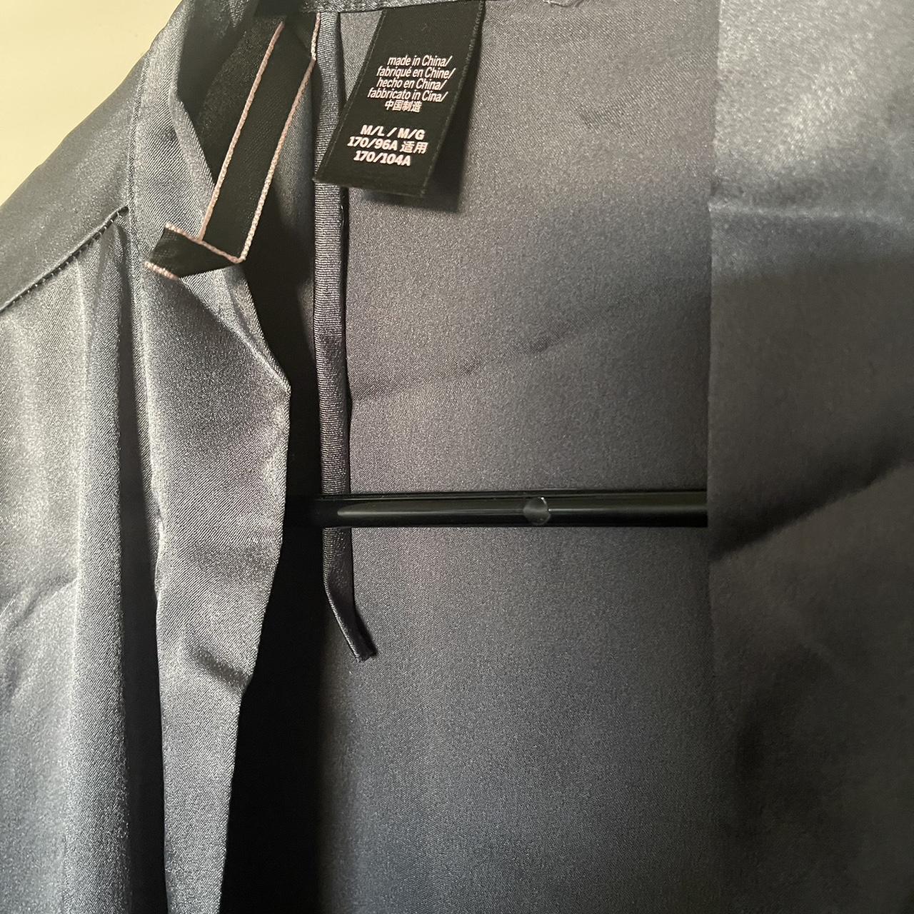 Victoria’s Secret Grey Silk Robe Med/Large - Depop