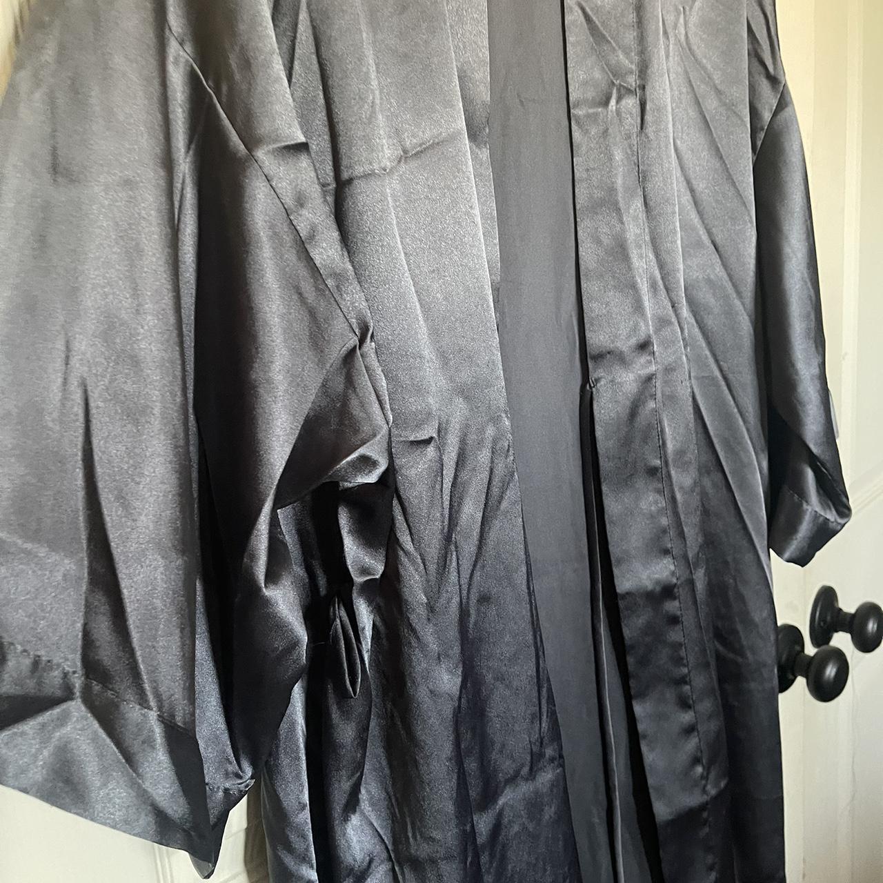 Victoria’s Secret Grey Silk Robe Med/Large - Depop