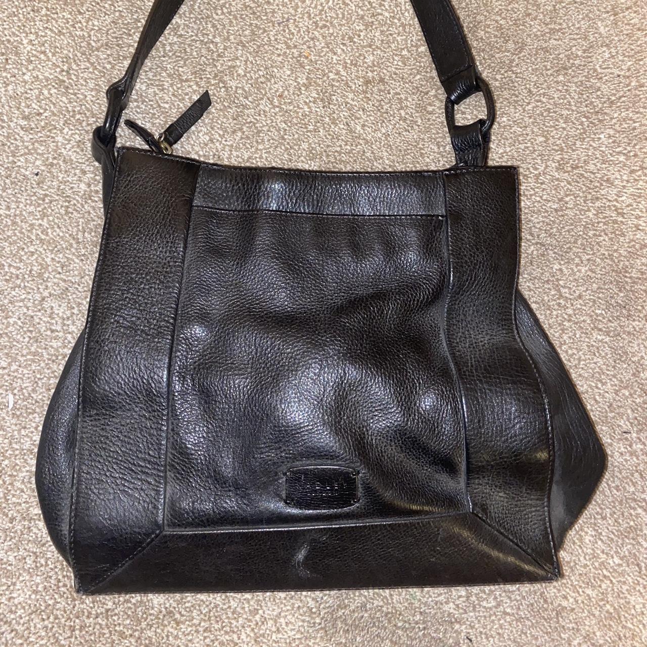 Black ‘Radley London’ leather handbag - open to... - Depop