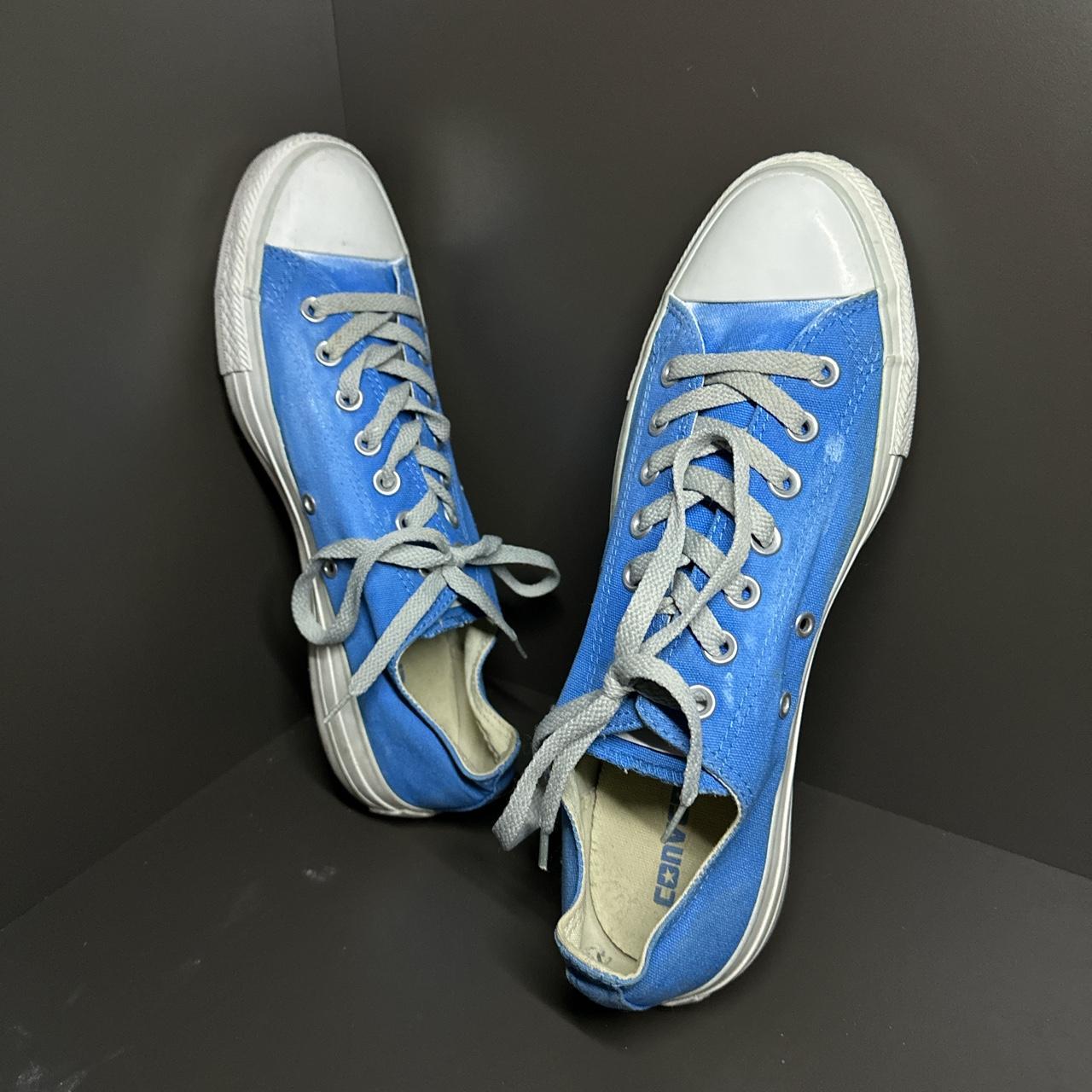 Converse Chuck Taylor All Star Light Blue low... - Depop