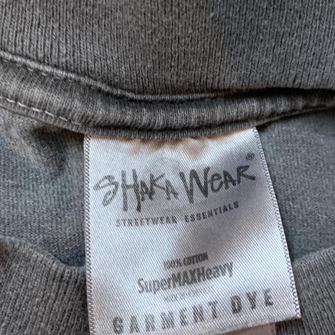 Shaka Wear Grey Wash Baggy shirt. Fits baggy and... - Depop