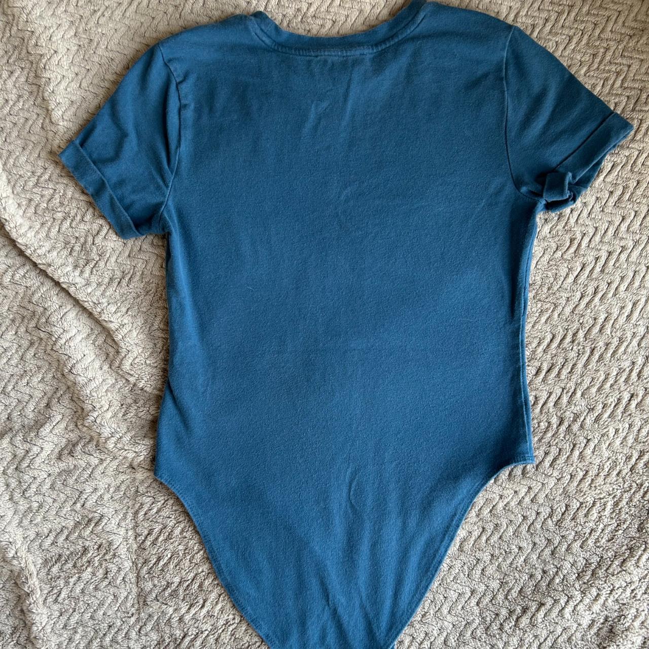 Blue body suit Size M Fitted Two buttons *Ask about... - Depop