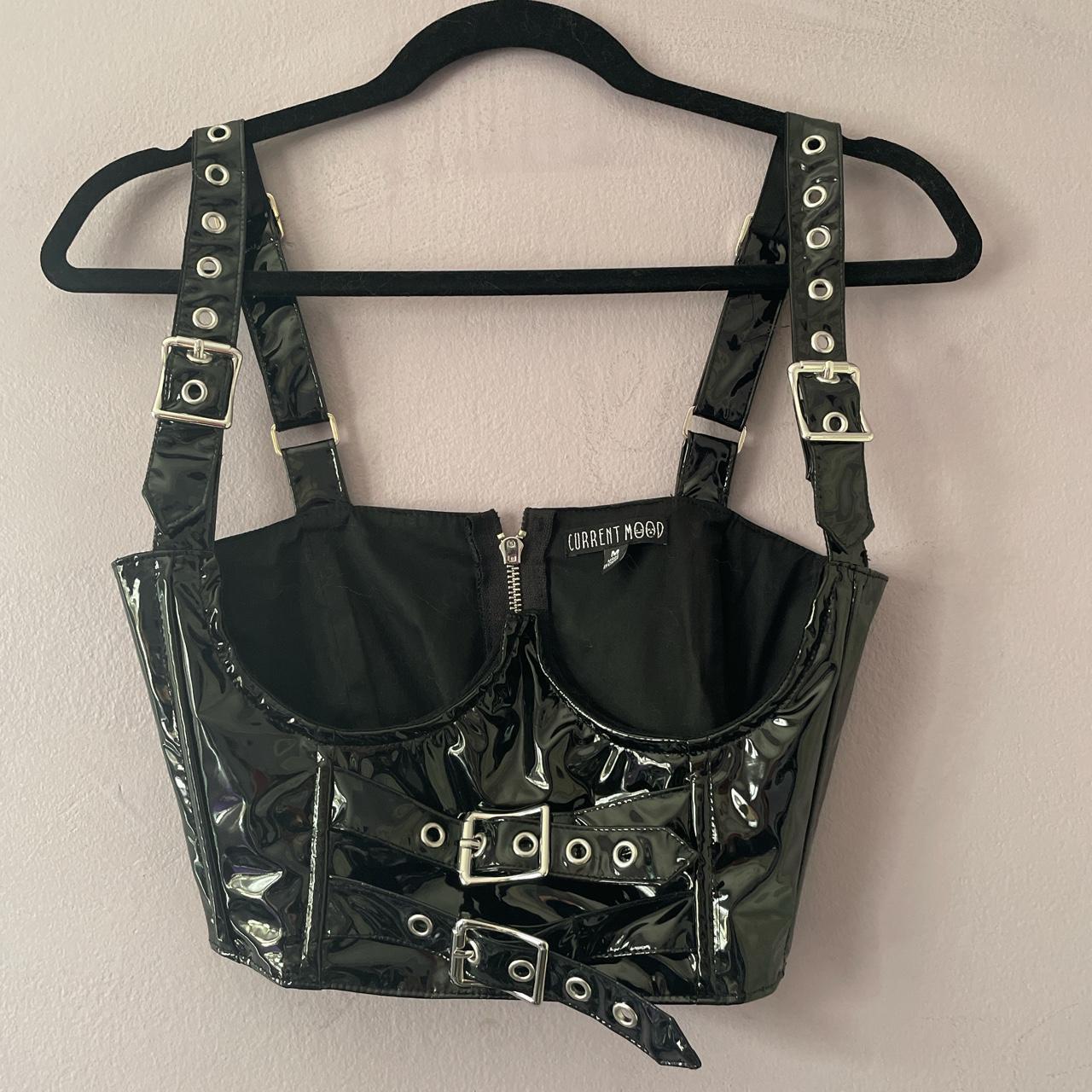 Current mood harness patent pvc new with tags size... - Depop
