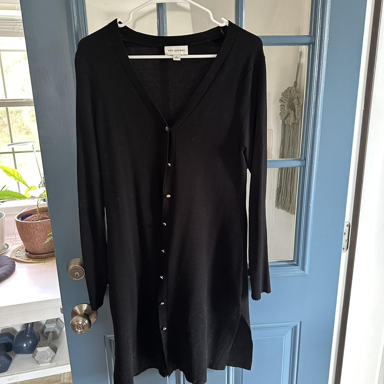 Free Assembly long black cardigan. Size L. Comfy and... - Depop