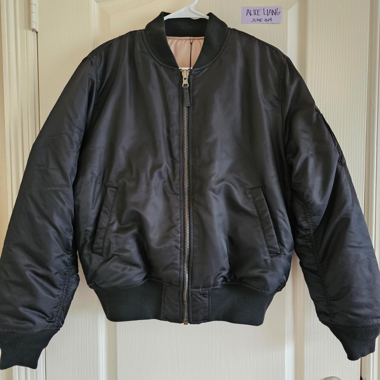 bts jungkook golden bomber jacket size m new with... - Depop