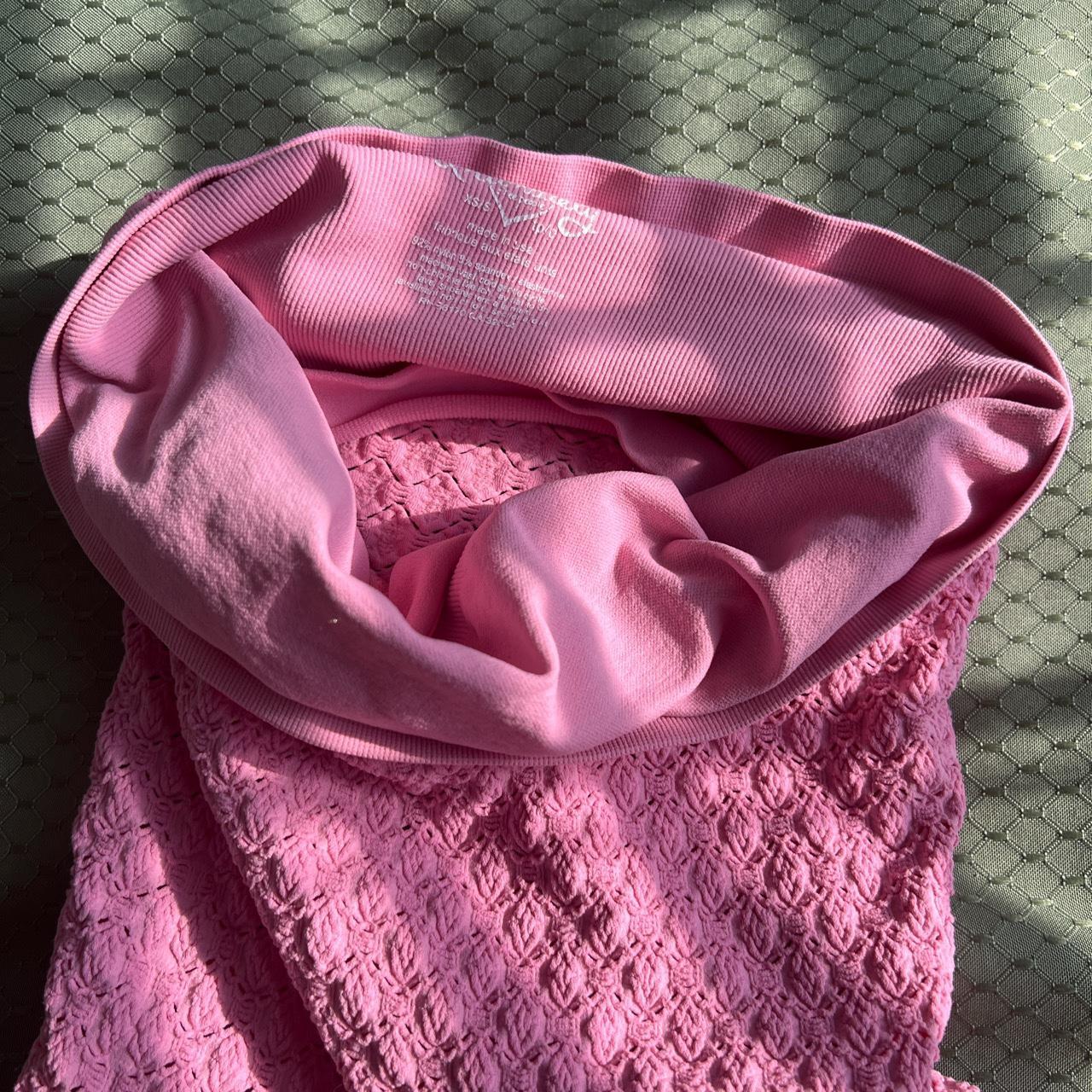 Pink Tube Top 🌱built In Bra No Padding 3rd Depop