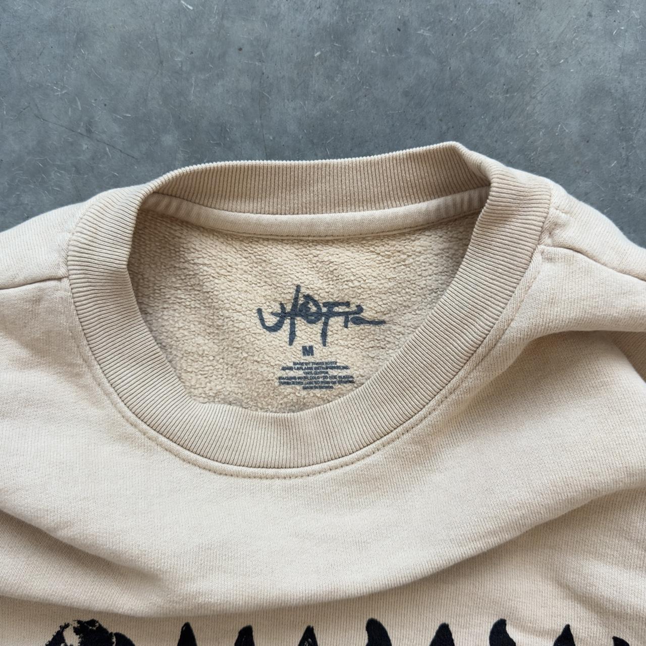 Modern utopia Travis Scott sweatshirt Tan , cream ... - Depop