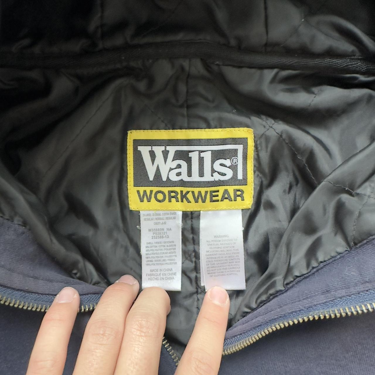 Lined heavyweight faded workwear walls jacket 👕Fits... - Depop