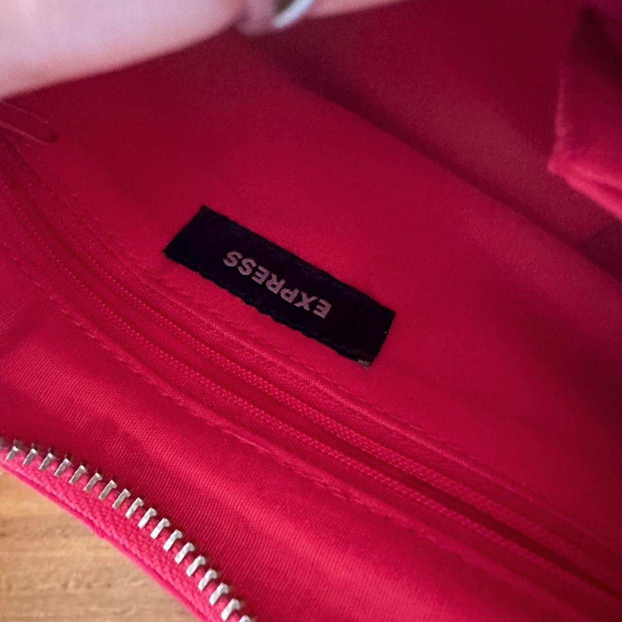 Vintage Hot Pink Express Canvas Shoulder Bag 🐅 The... - Depop