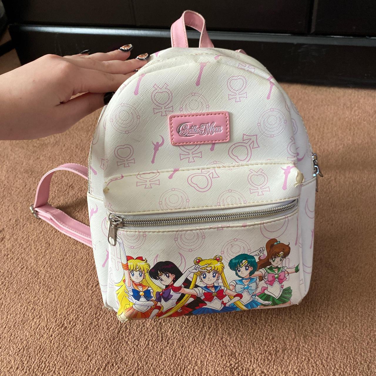 Sailor Moon mini backpack Has some damage It has... - Depop