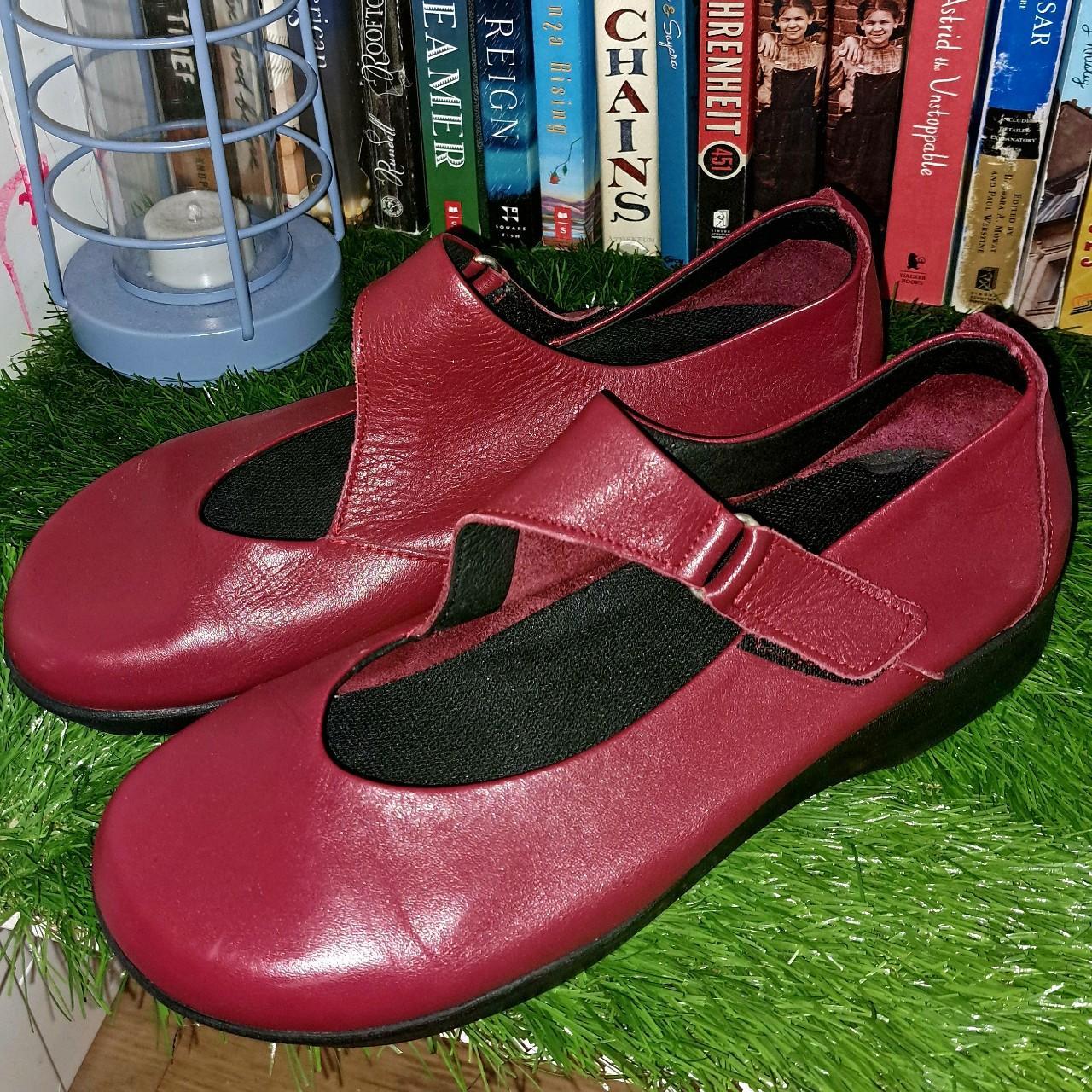 Arcopedico Red Shoes Mary Janes - Size 8.5 - ... - Depop