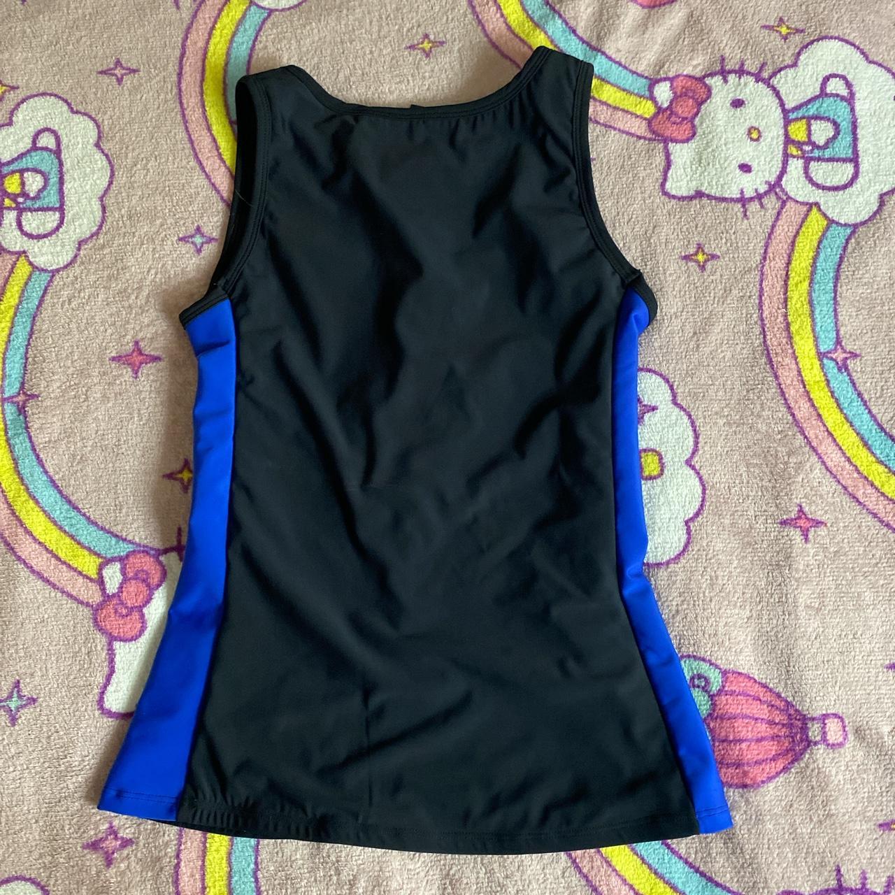black & blue swimming chest binder size m, excellent... - Depop