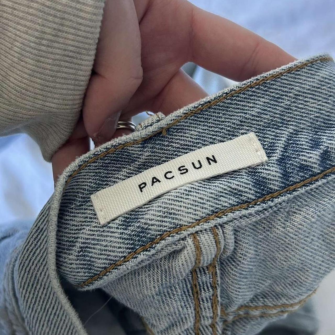 light wash pacsun jeans size 22! lightly worn, no... - Depop