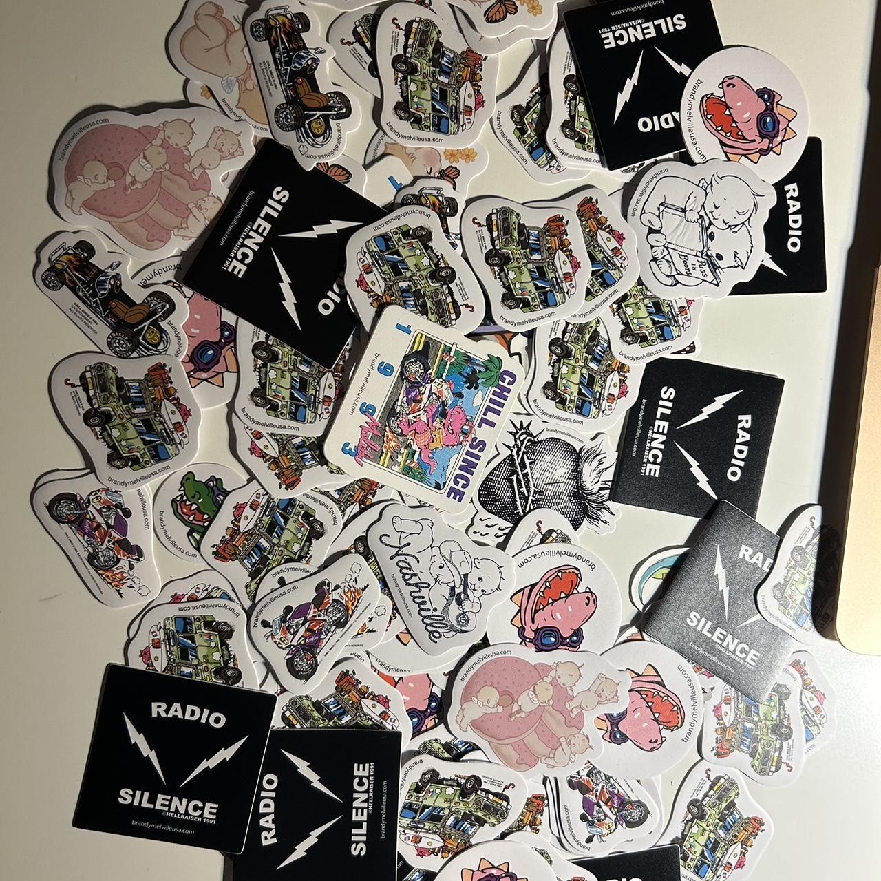 LOTS of brandy stickers from different areas, you... - Depop