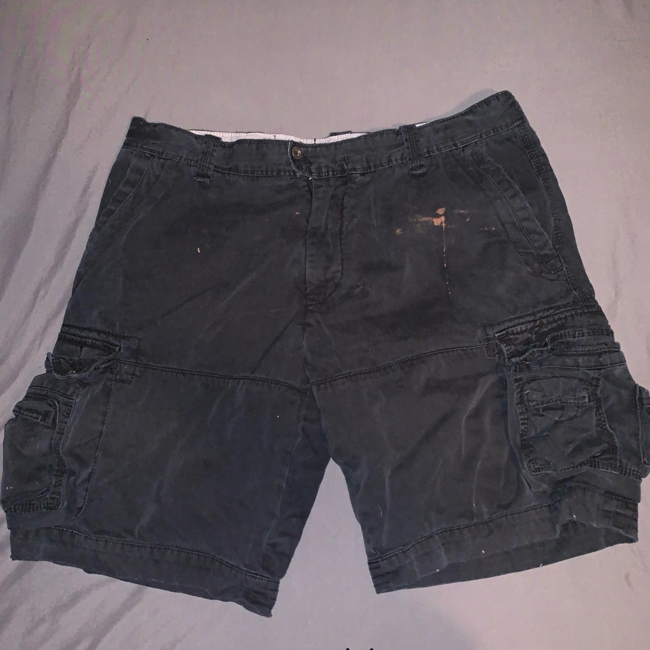 polo ralph lauren cargo shorts size 38 f ing massive - Depop