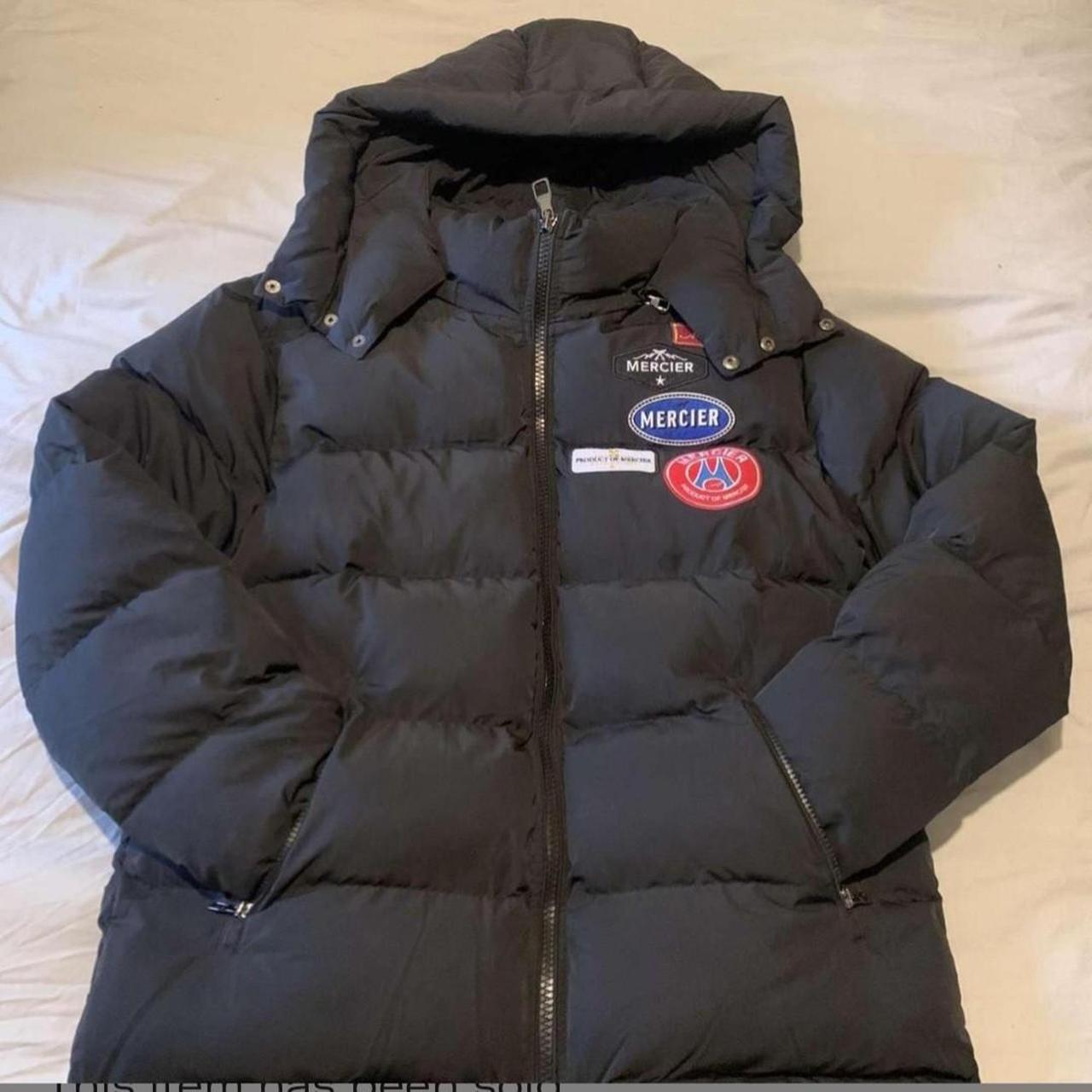 Large Mercier Puffer Coat Only Worn a few... - Depop
