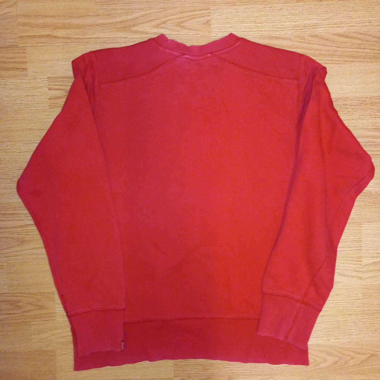 Levi's Men's Red and White Sweatshirt | Depop