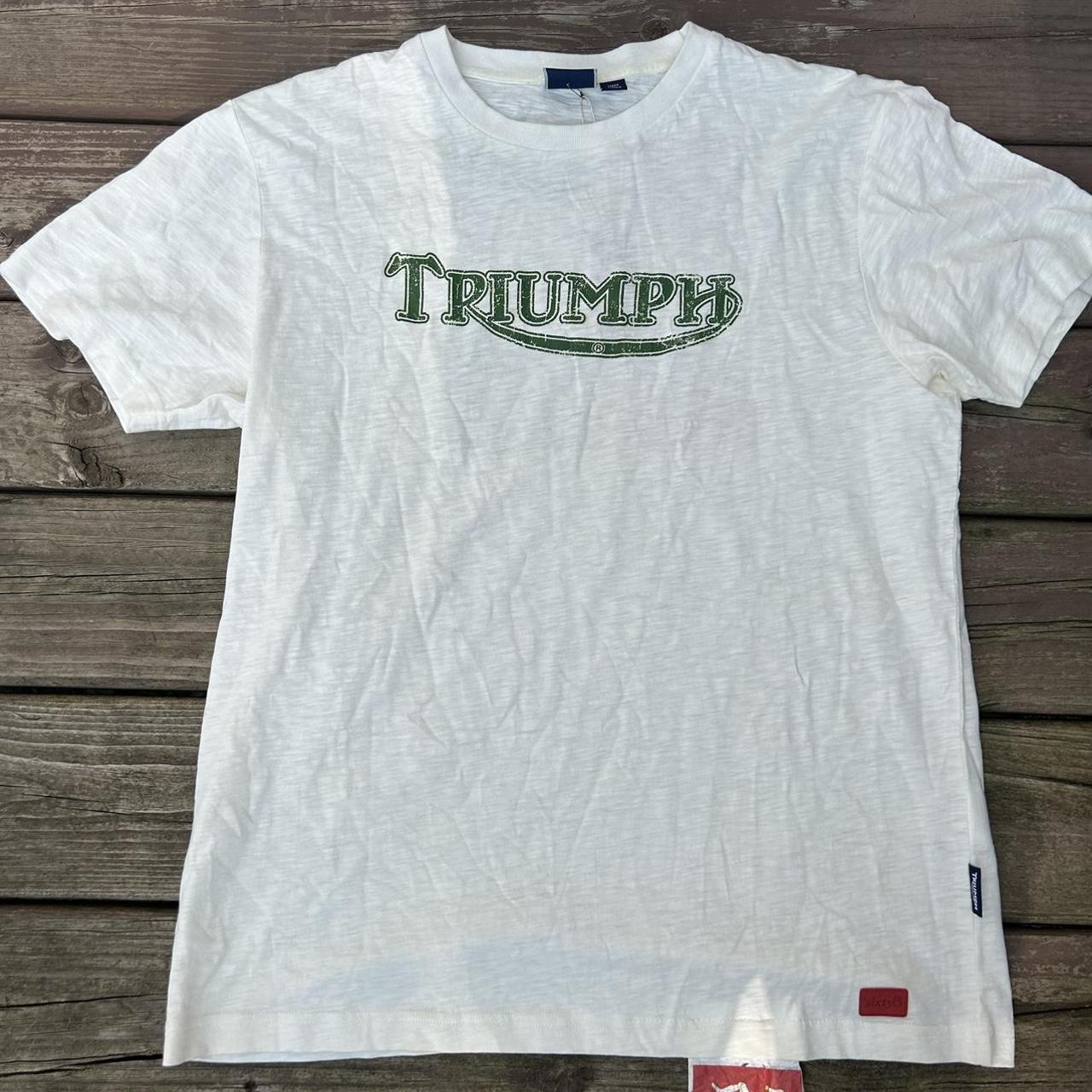VINTAGE TRIUMPH T SHIRT WITH TAGS - Depop