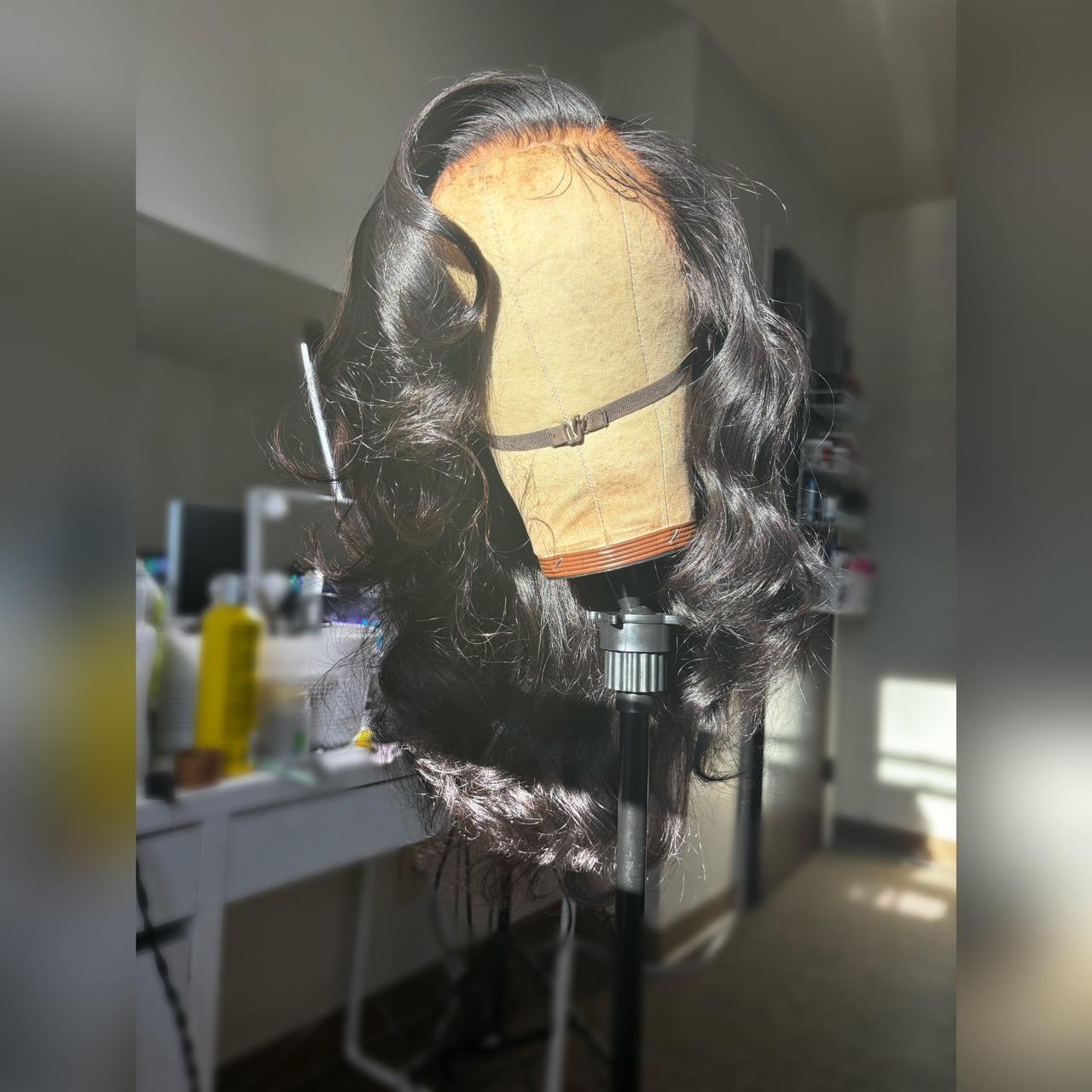 REFURBISHED 13x4 Human Hair Lace Frontal Wig... - Depop