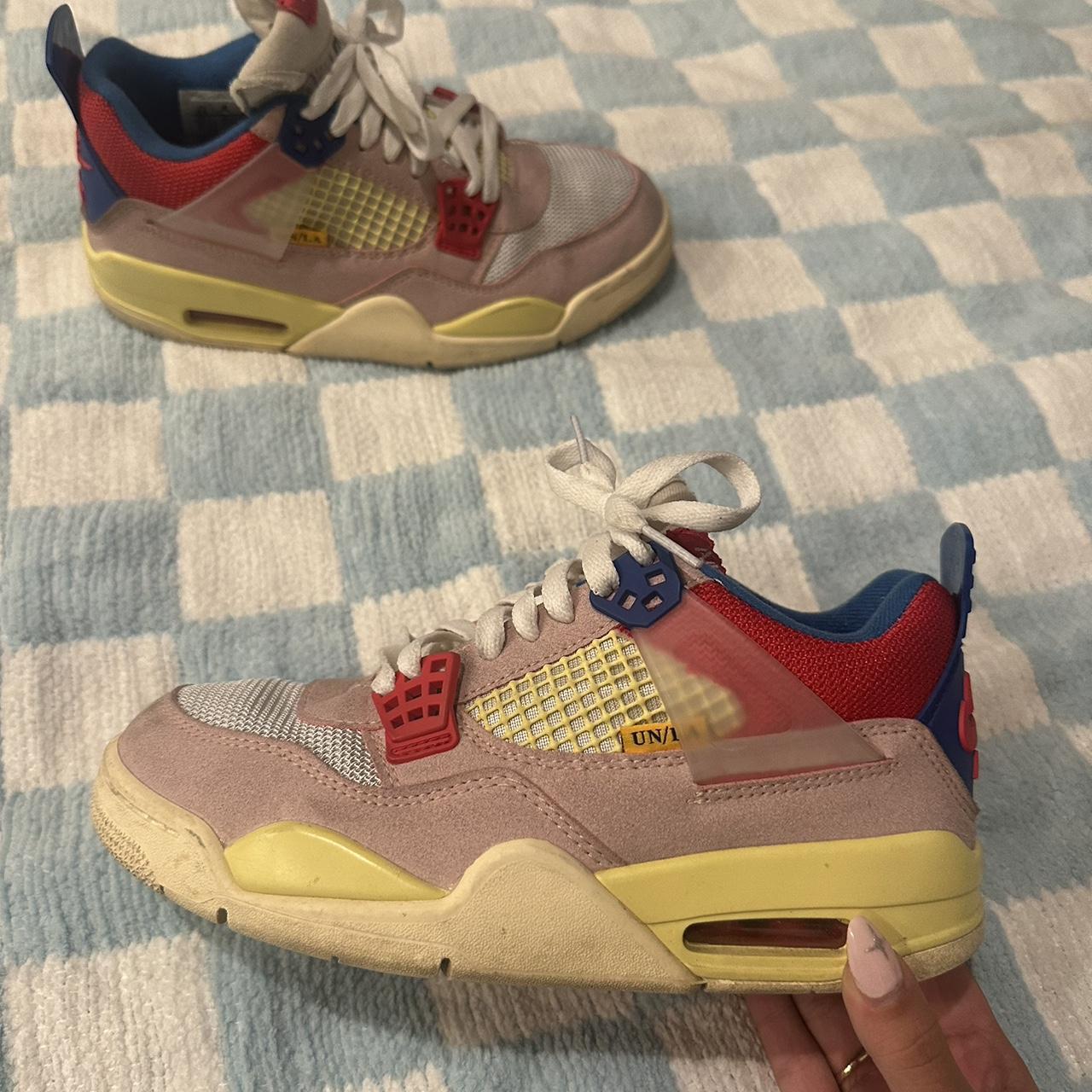 Guava ice union jordan 4s. size 6.5 slightly used,... - Depop