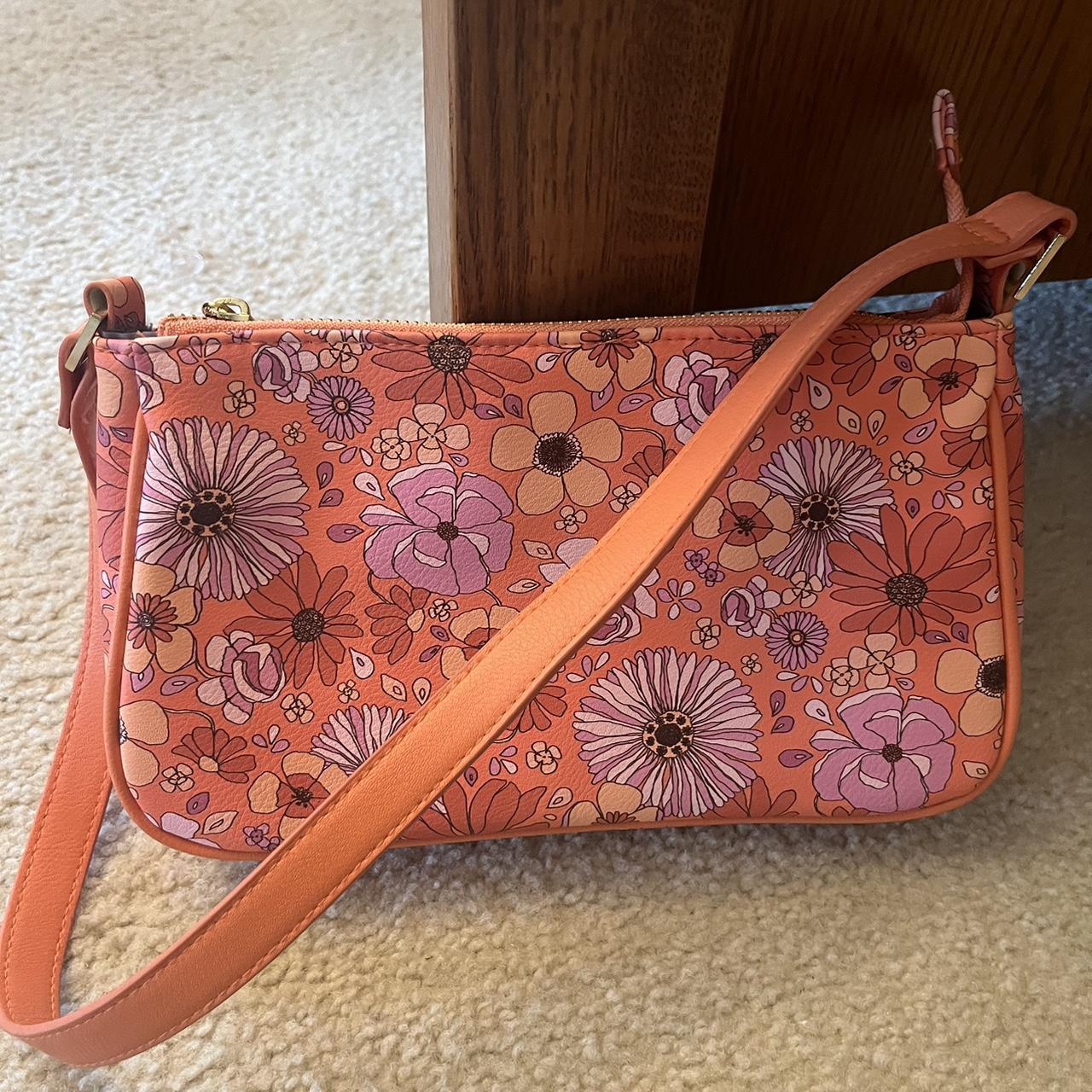 Target Women's Orange and Gold Bag | Depop