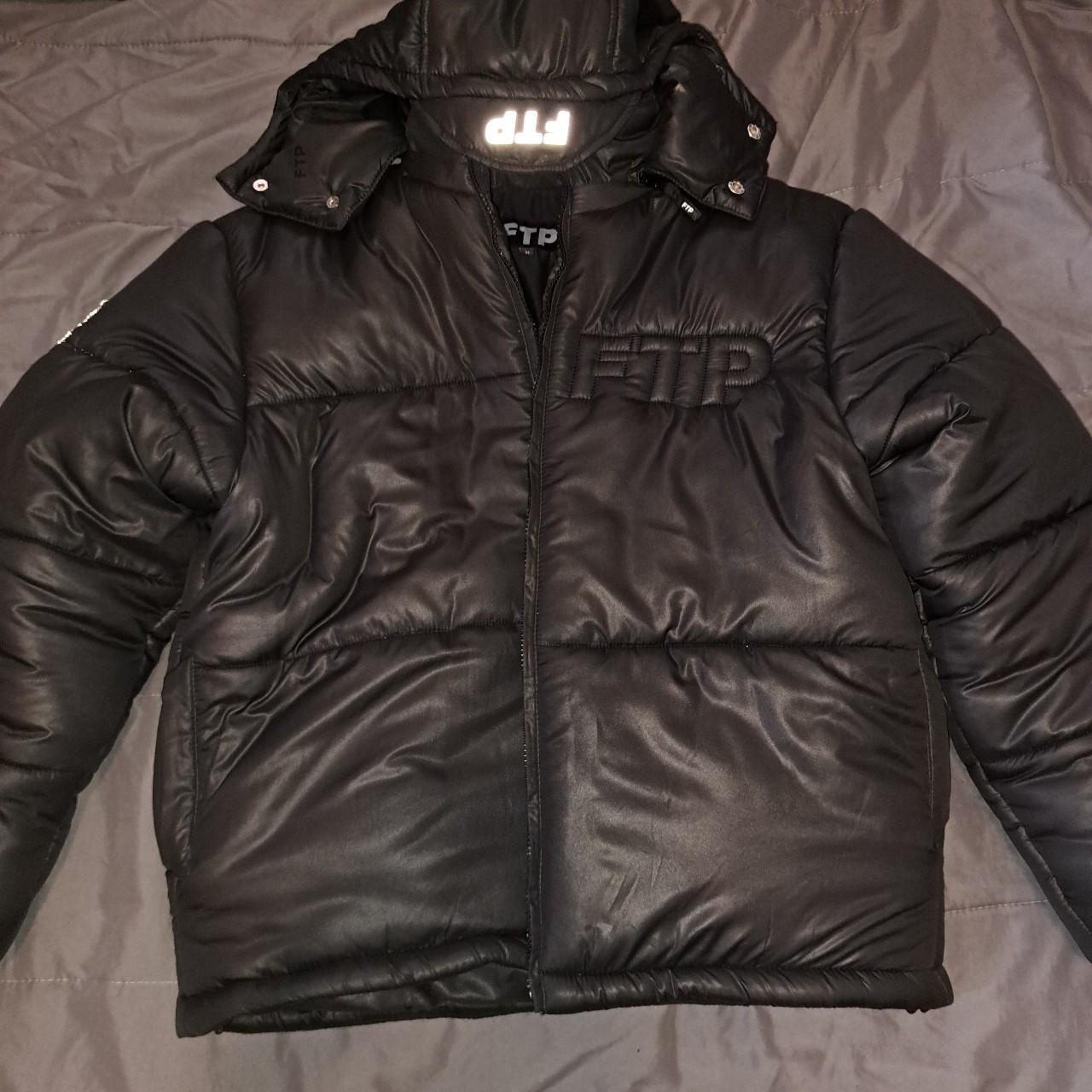 FTP Men's Black Coat | Depop