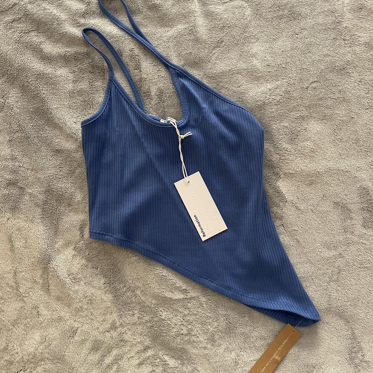 REFORMATION asymmetrical top brand new with... - Depop