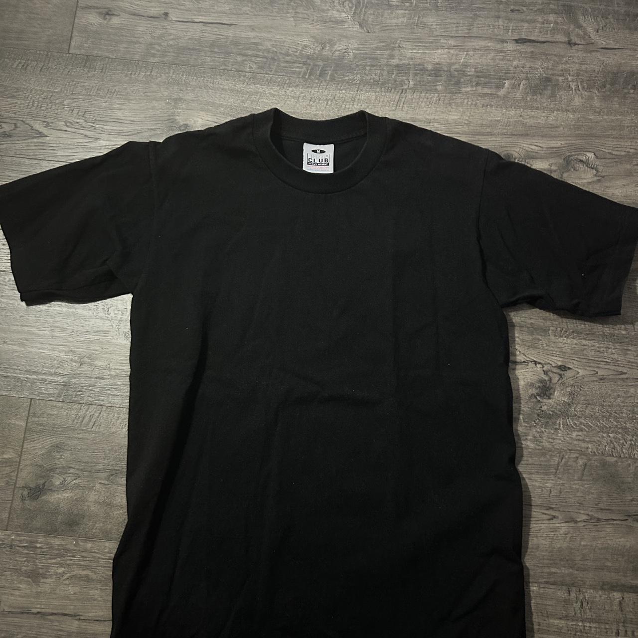 proclub tee worn once black #edgar #501 #foo - Depop