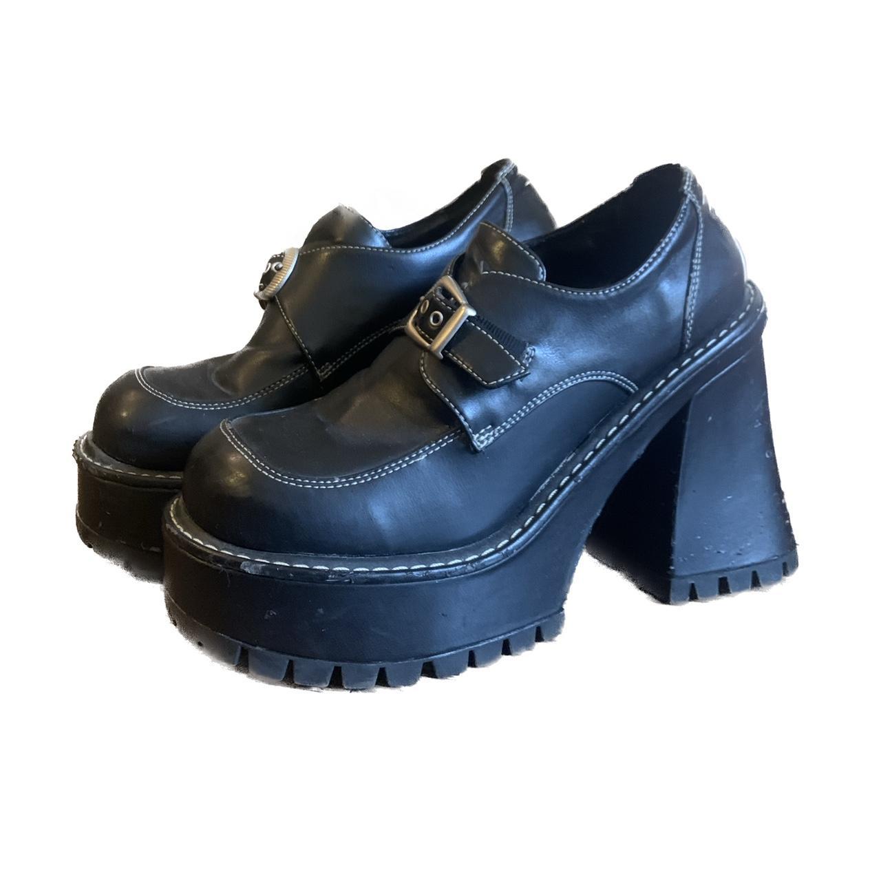 SPLASH 90s Chunky Platform Loafers Size 8.5 can... | Depop