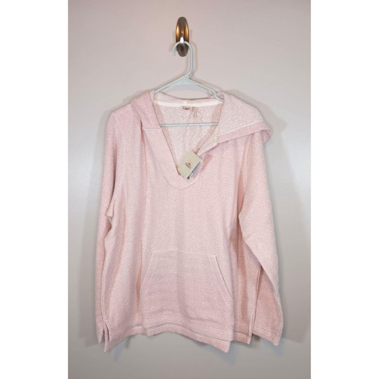 Faherty Whitewater Hoodie Pink Women's Size XXL... - Depop
